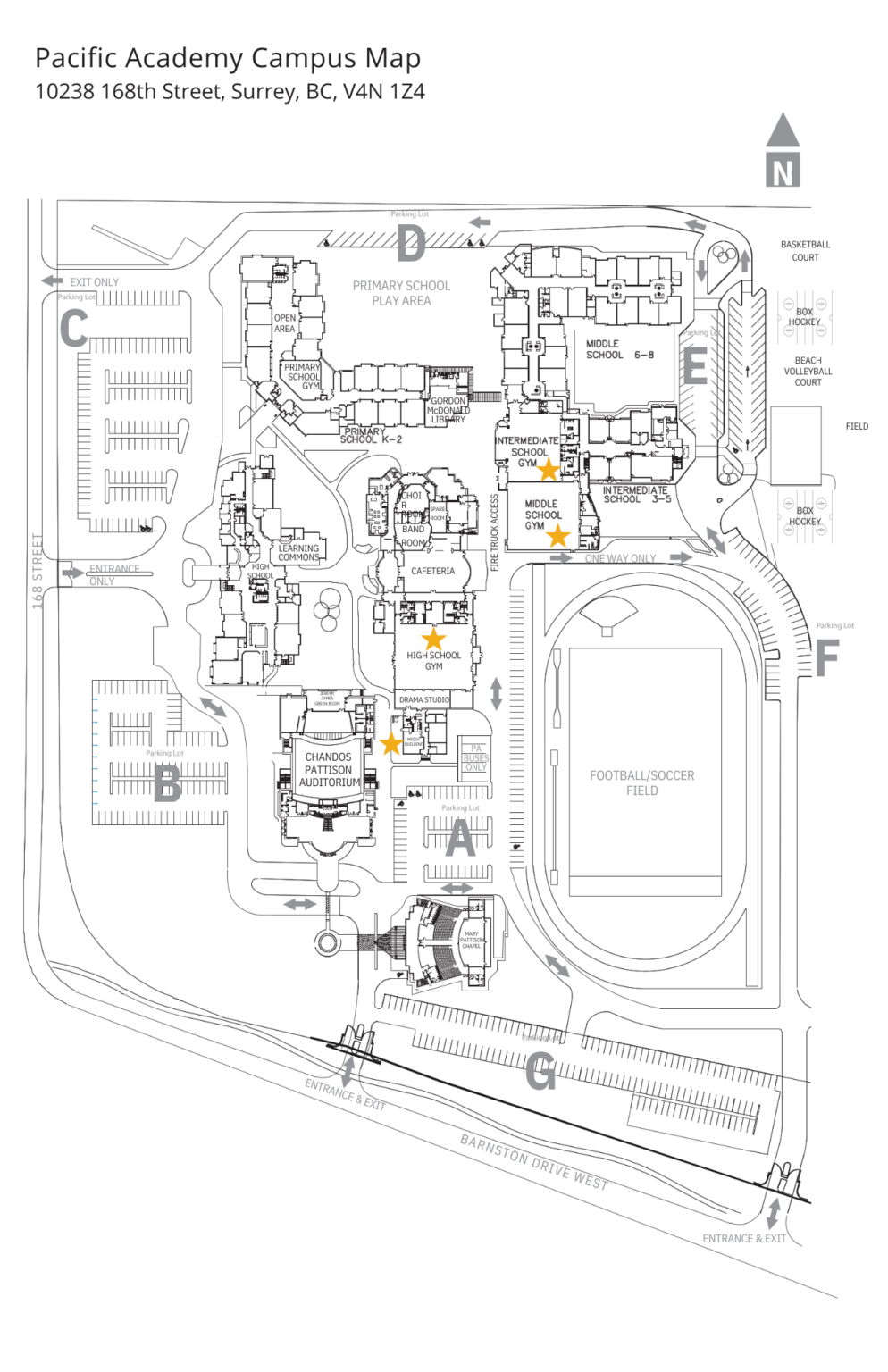 Spirit Day 2024 Pacific Academy Map – RCAV